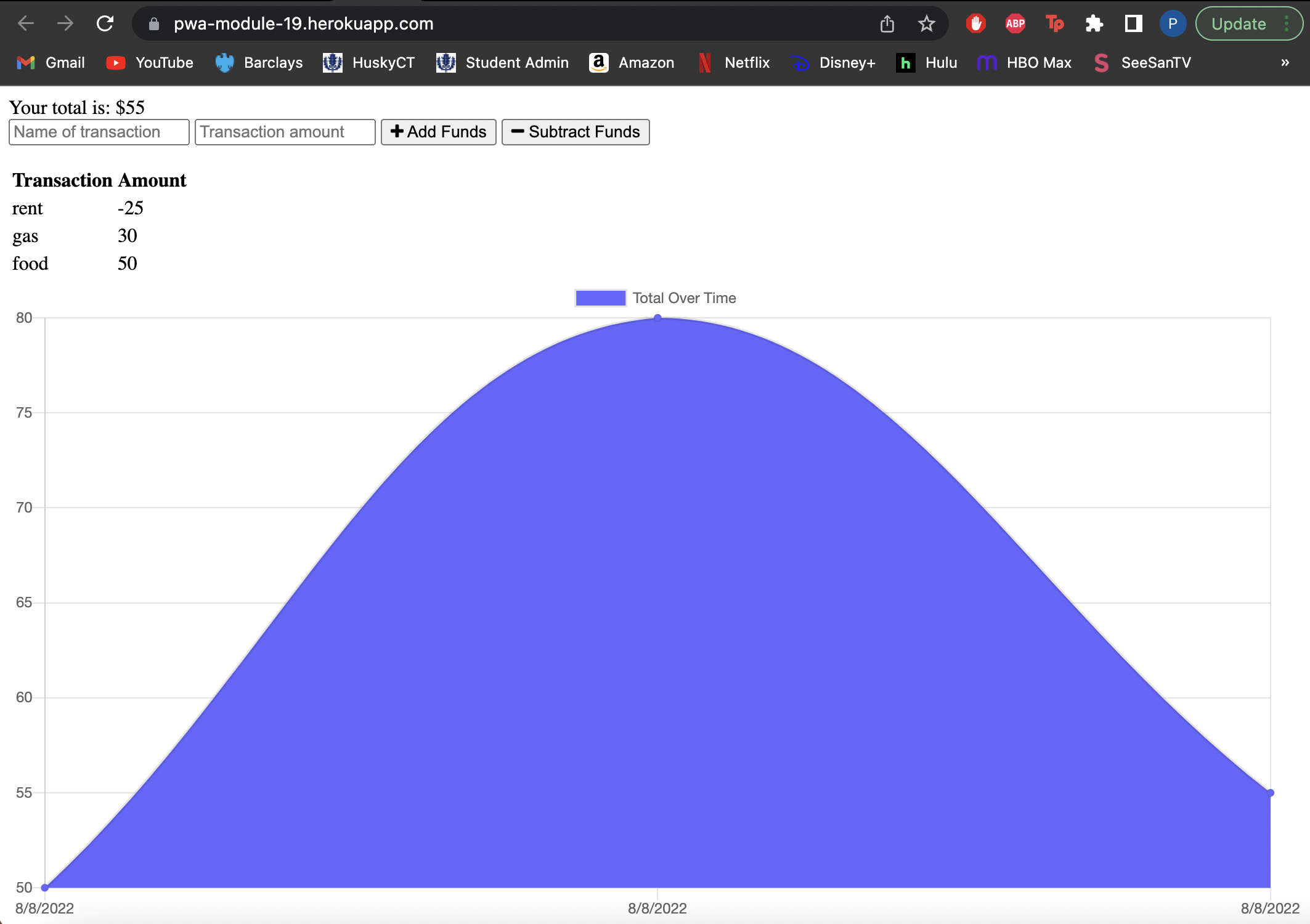 Pwa Budget Tracker Pwa